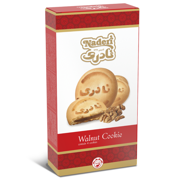کلوچه جعبه ای گردویی - صنایع غذایی نادری